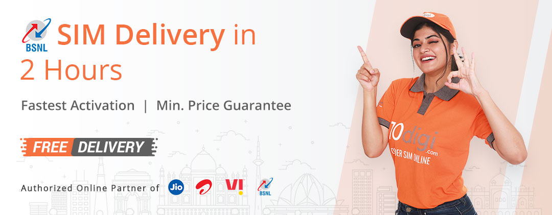 Buy BSNL SIM Card Online | Free SIM Delivery in 2 Hrs.