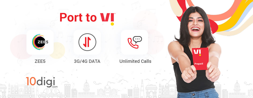 Port to Vi Online | Vi MNP | Free Delivery in 2 Hrs.